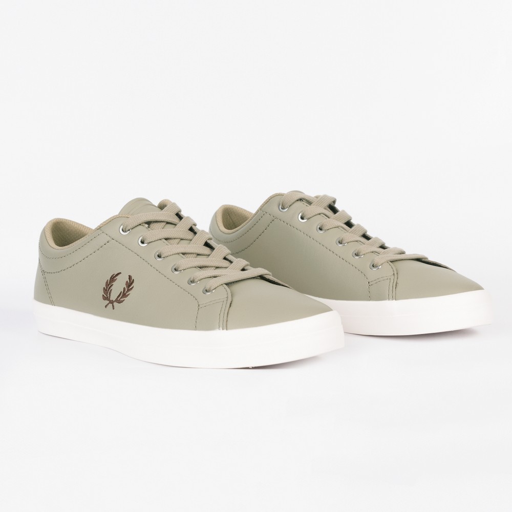 Fred Perry Baseline Leather Trainer | Oxygen Clothing