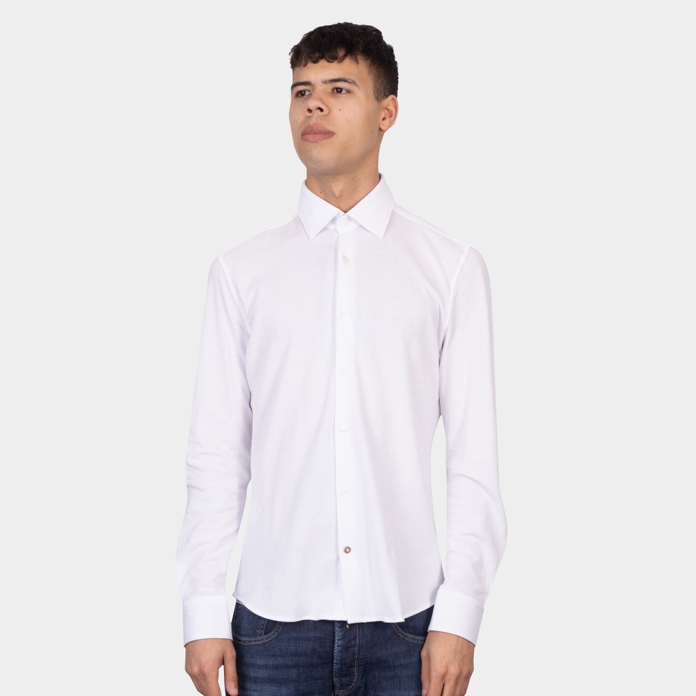 BOSS Formal Hal Kent Jersey Shirt | Oxygen Clothing