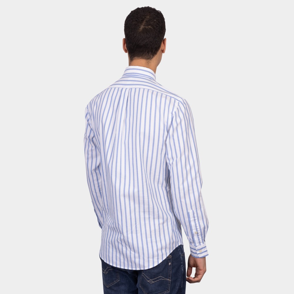 Polo Ralph Lauren Custom Fit Wide Stripe Shirt | Oxygen Clothing