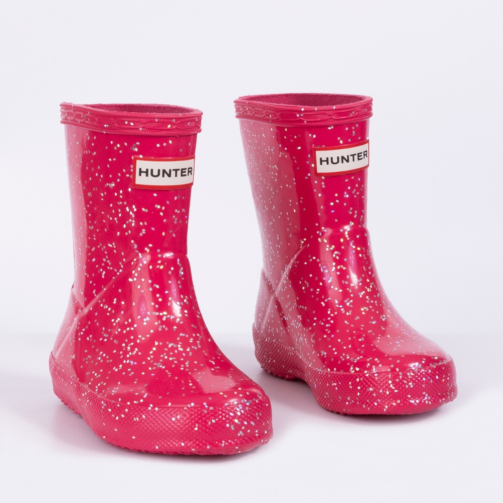 Hunter First Glitter Wellington | Oxygen Clothing