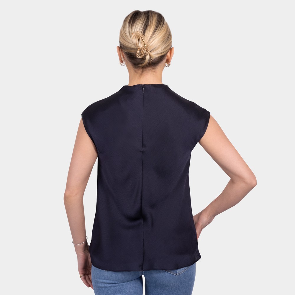 Ted Baker Misrina Draped Neck Top | Oxygen Clothing