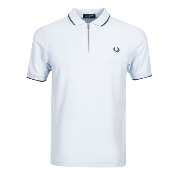 Fred Perry Crepe Pique 1/4 Zip Polo | Oxygen Clothing