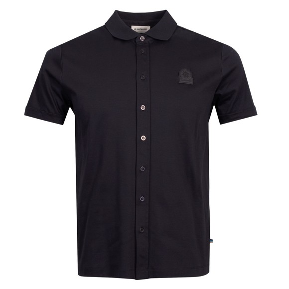Sandbanks Full Button Interlock Polo Shirt | Oxygen Clothing