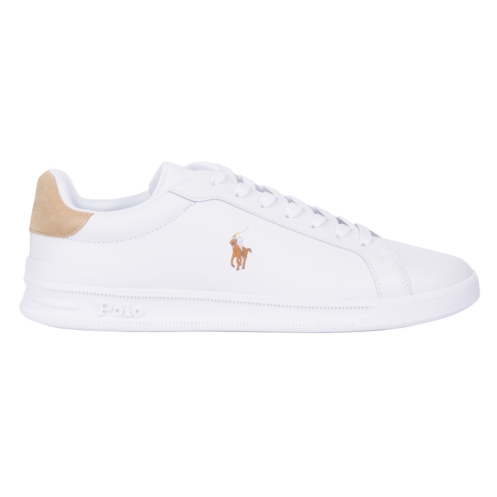 Polo Ralph Lauren HRT Leather Trainer | Oxygen Clothing
