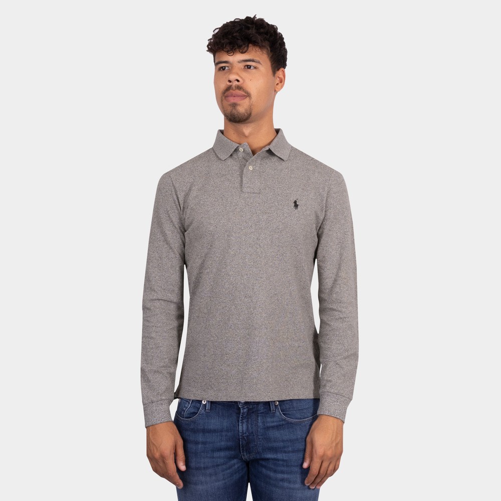 Polo Ralph Lauren LS Custom Slim Polo | Oxygen Clothing