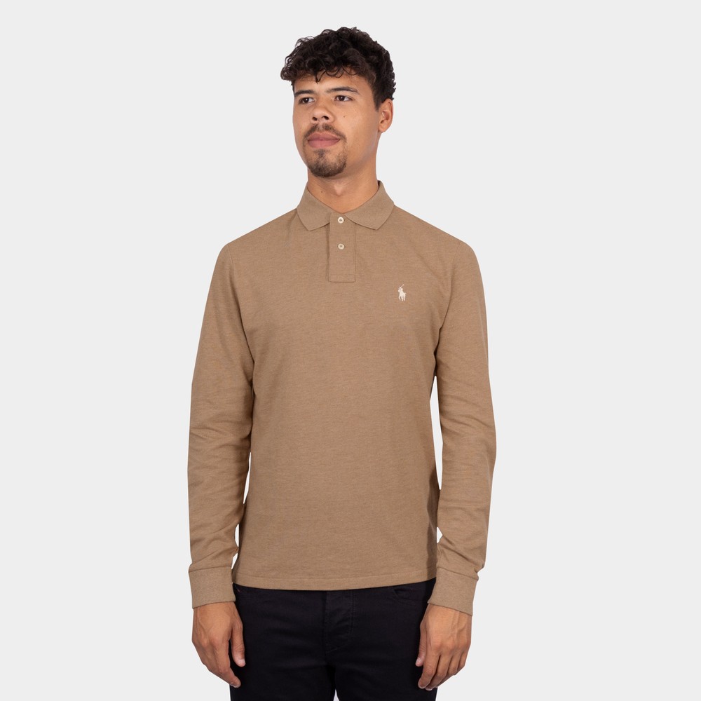 Polo Ralph Lauren Long Sleeve Custom Slim Polo | Oxygen Clothing
