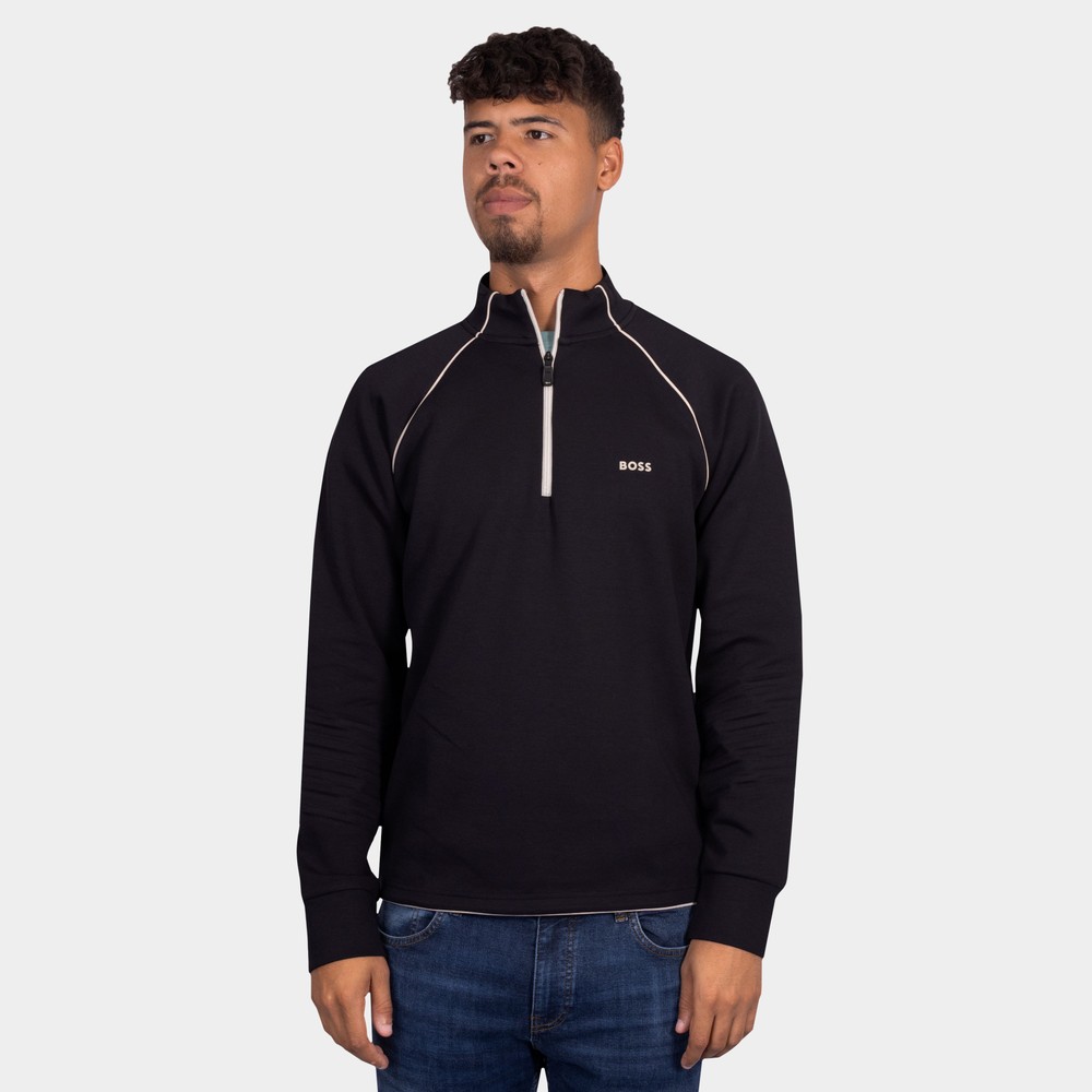 BOSS Athleisure Sweat 1 Half Zip Sweatshirt | Oxygen Clothing
