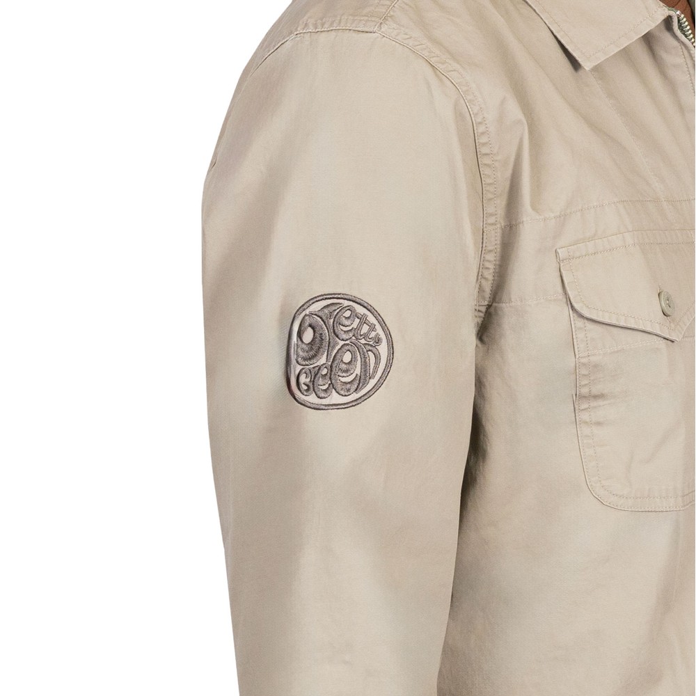 Pretty Green Armstrong Zip Overshirt | Masdings