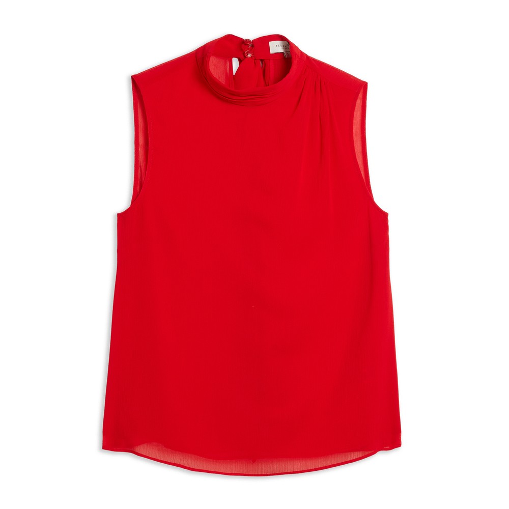 Ted Baker Surka Sleeveless Neck Tie Top | Oxygen Clothing