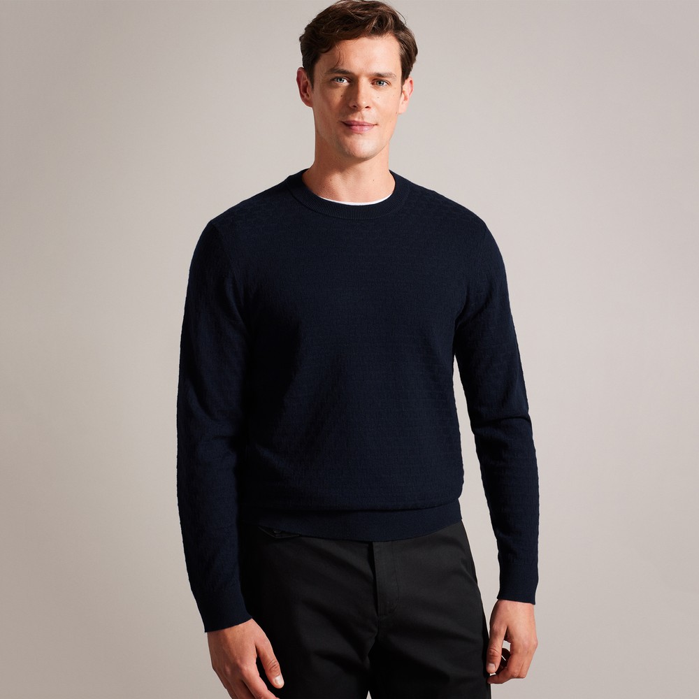 Ted Baker Loung LS T Stitch Crew Neck | Masdings