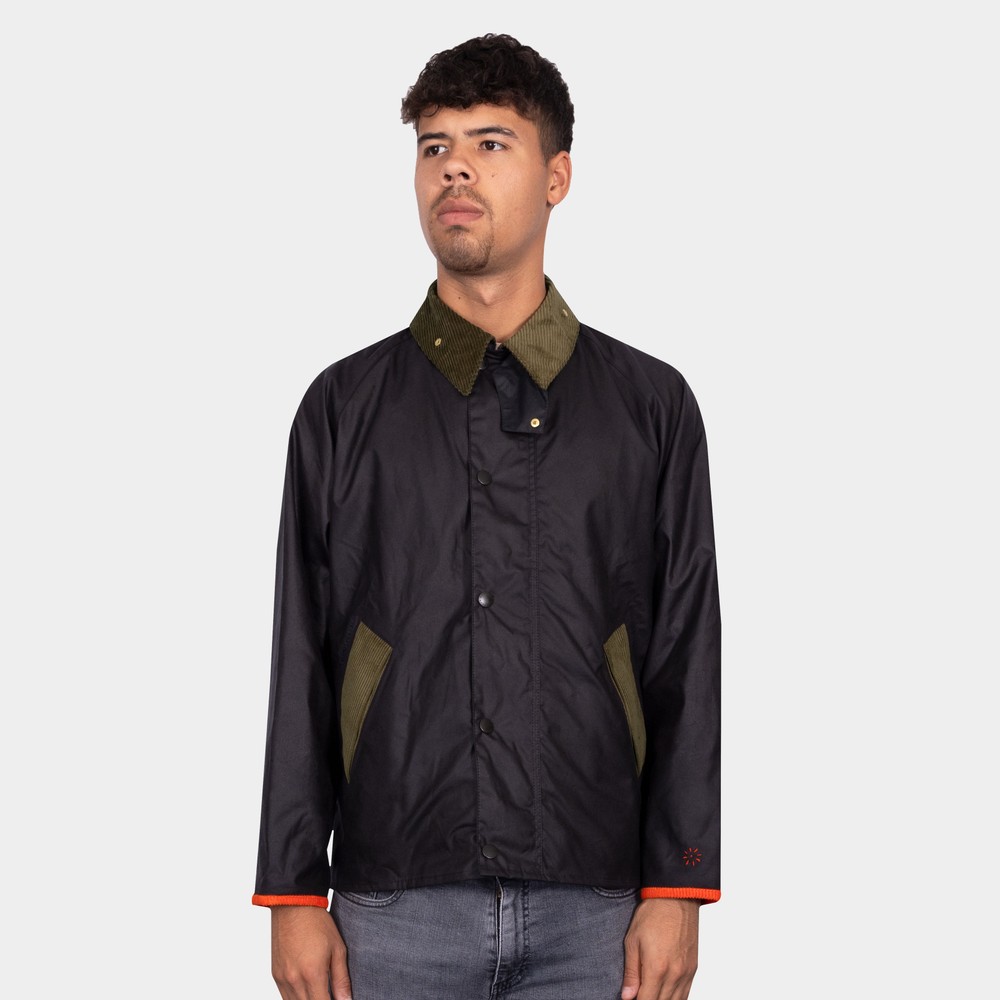 Barbour x Flower Mountain Transport Wax Jacket | Oxygen Clothing