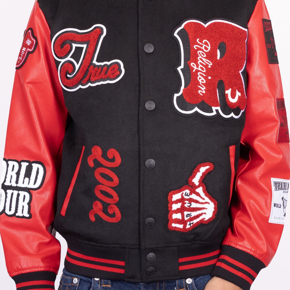 True Religion World Series Varsity Jacket | Oxygen Clothing