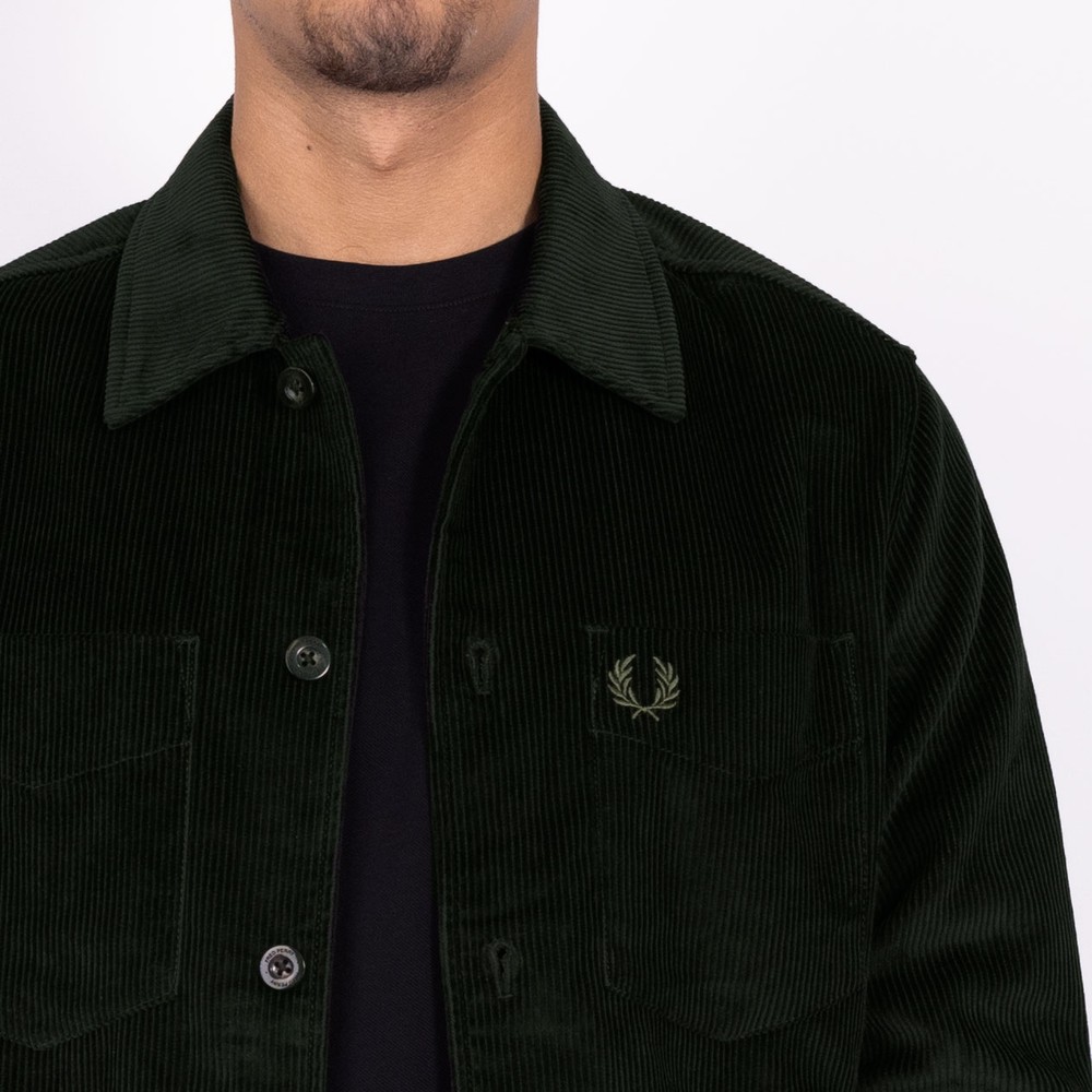 Fred Perry Cord Overshirt | Oxygen Clothing
