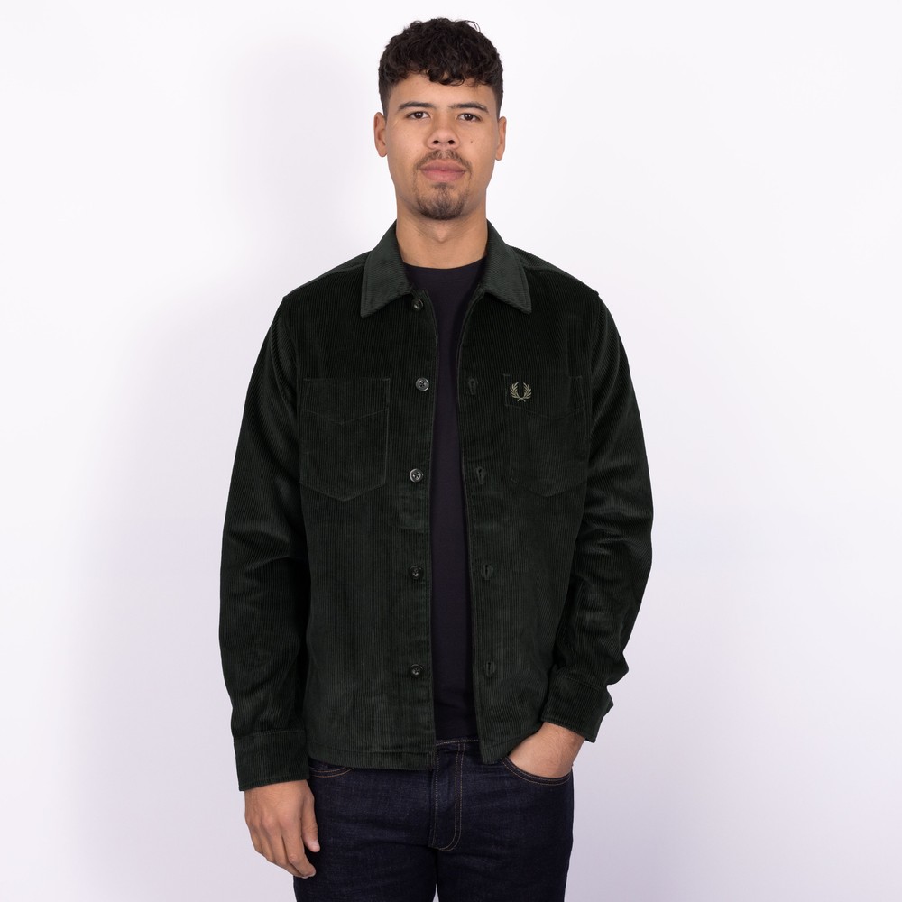 Fred Perry Cord Overshirt | Oxygen Clothing