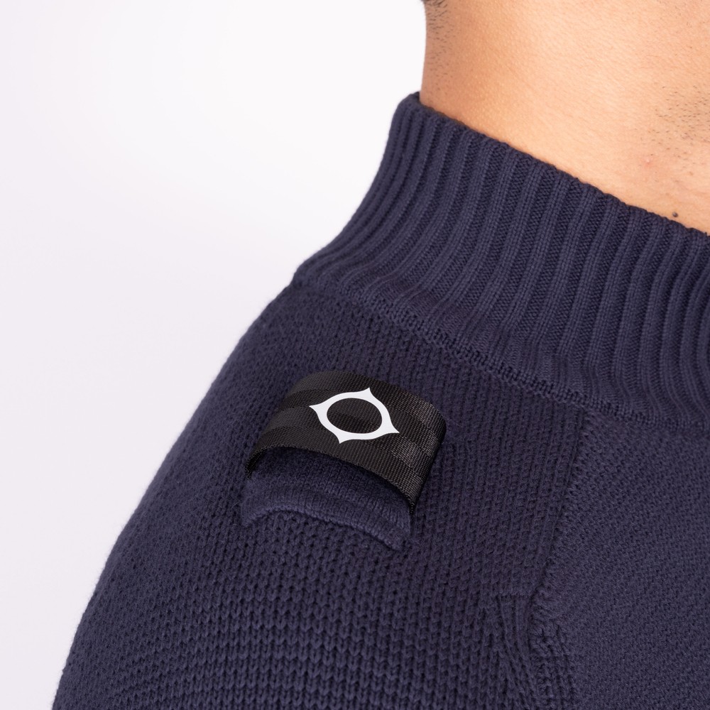 Ma.Strum Milano Knit Quarter Zip | Oxygen Clothing