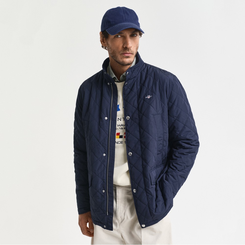 Gant Quilted Windcheater Mid Jacket | Masdings