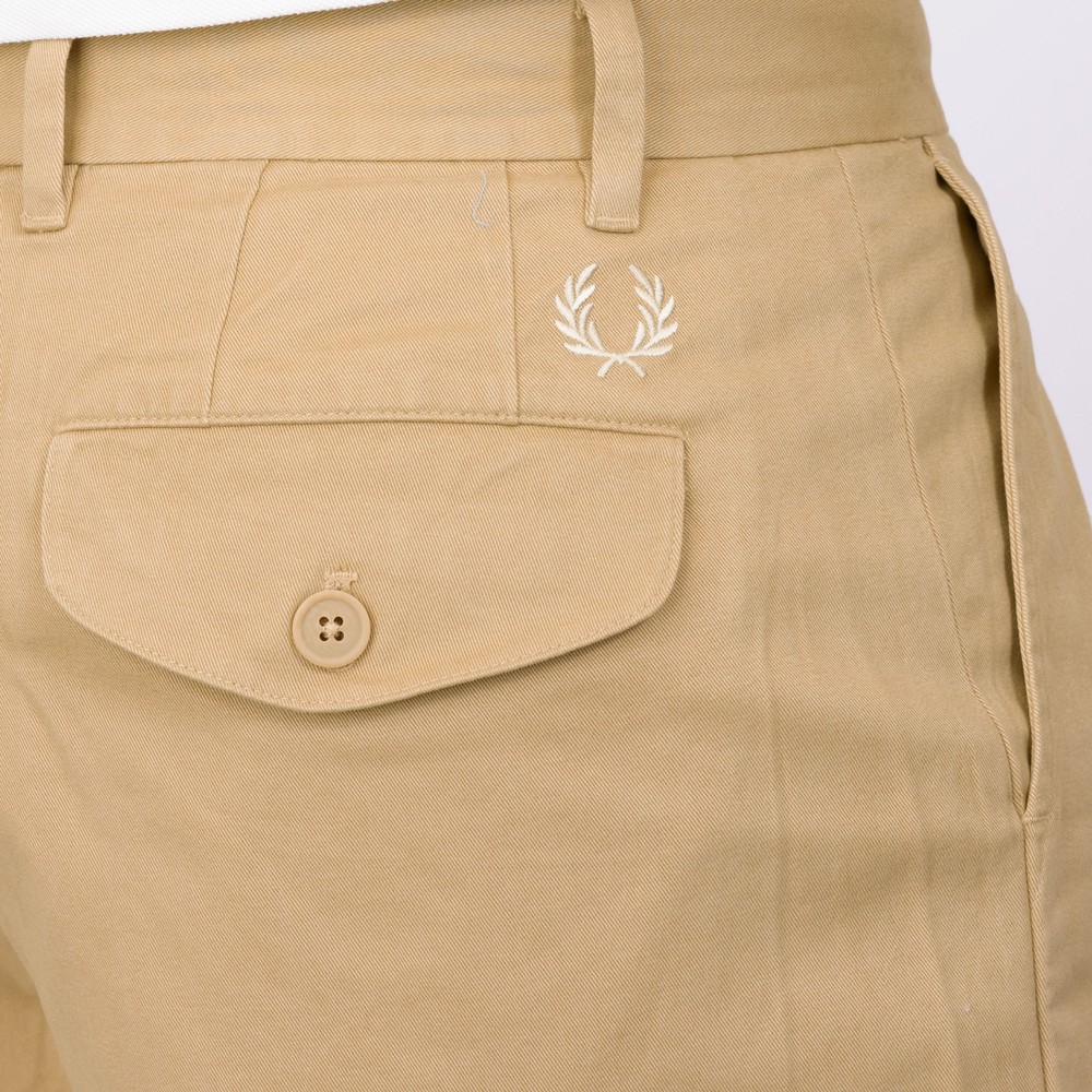 Fred Perry Pleated Chino Short | Oxygen Clothing