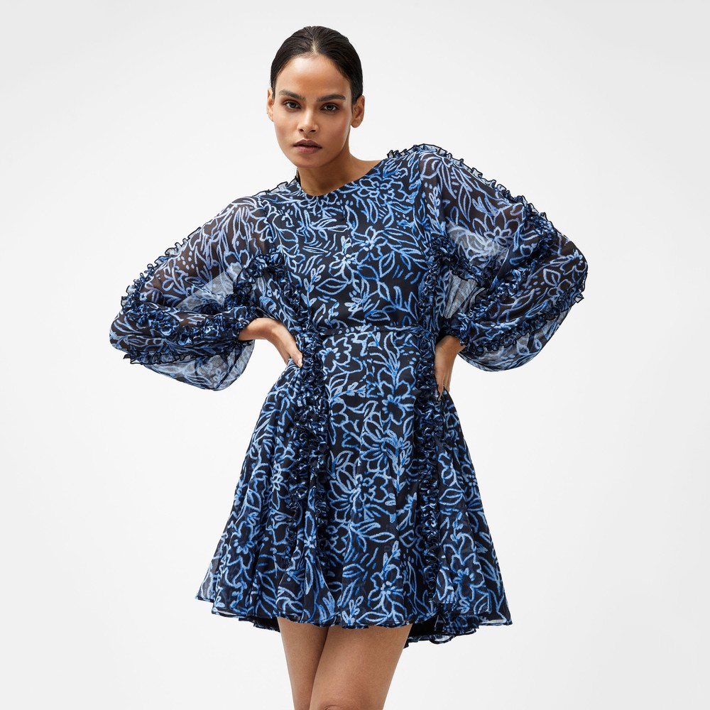 French Connection Anna Emina Chiffon Dress | Oxygen Clothing