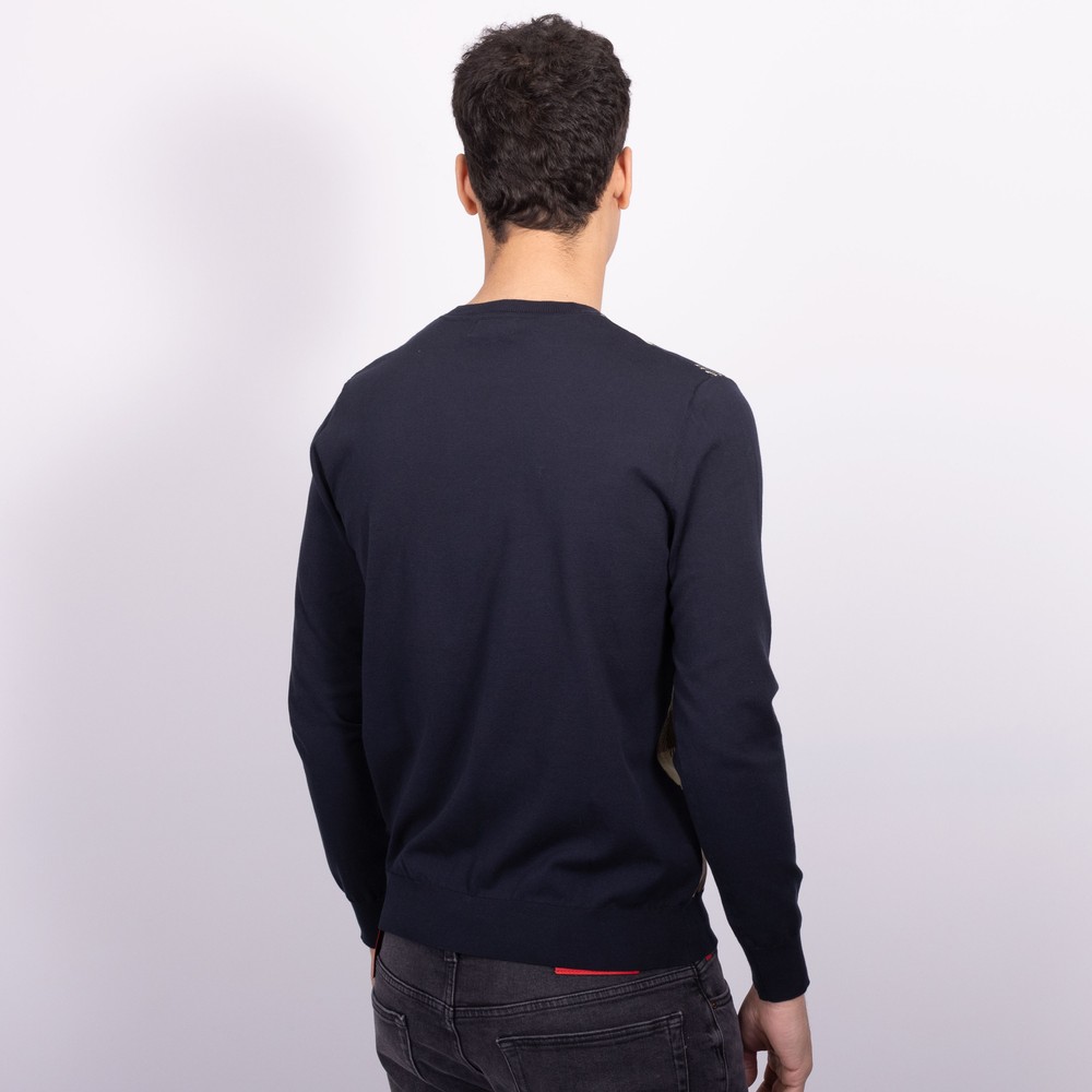 Aquascutum Macro Iconic Large Club Check Jumper | Oxygen Clothing