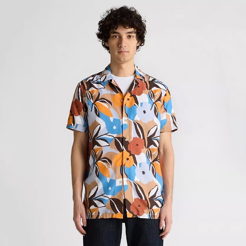 Remus Paolo Print Short Sleeve Shirt | Masdings