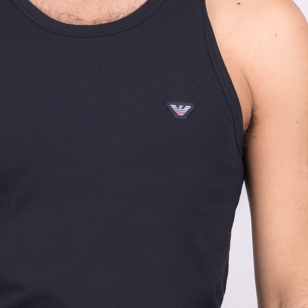 Emporio Armani Eagle Badge Vest | Oxygen Clothing
