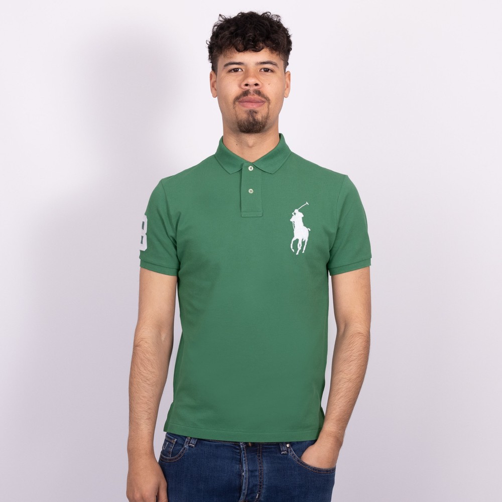 Polo Ralph Lauren Custom Slim Fit Big Pony Polo Shirt | Oxygen Clothing