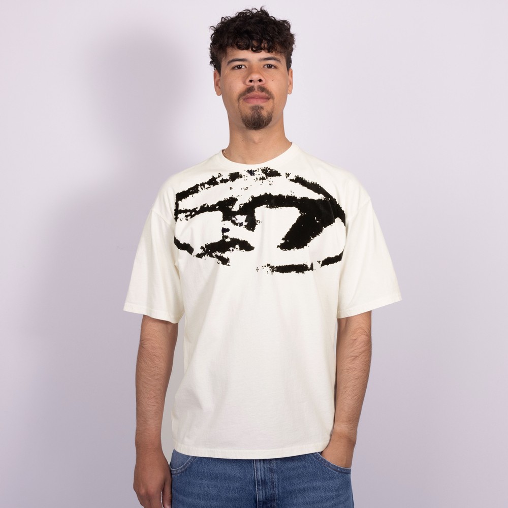 Diesel T-Boxt N14 Flocked Logo T Shirt | Oxygen Clothing