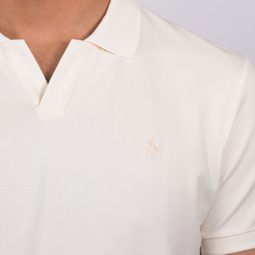 Polo Ralph Lauren Custom Slim Fit Open Neck Polo Shirt | Oxygen Clothing