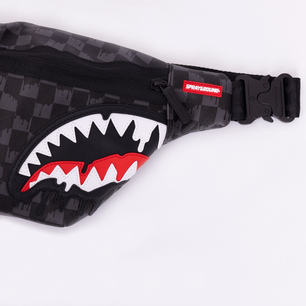 Sprayground Dripping Sharks In Paris Savvy Crossbody Bag | Masdings