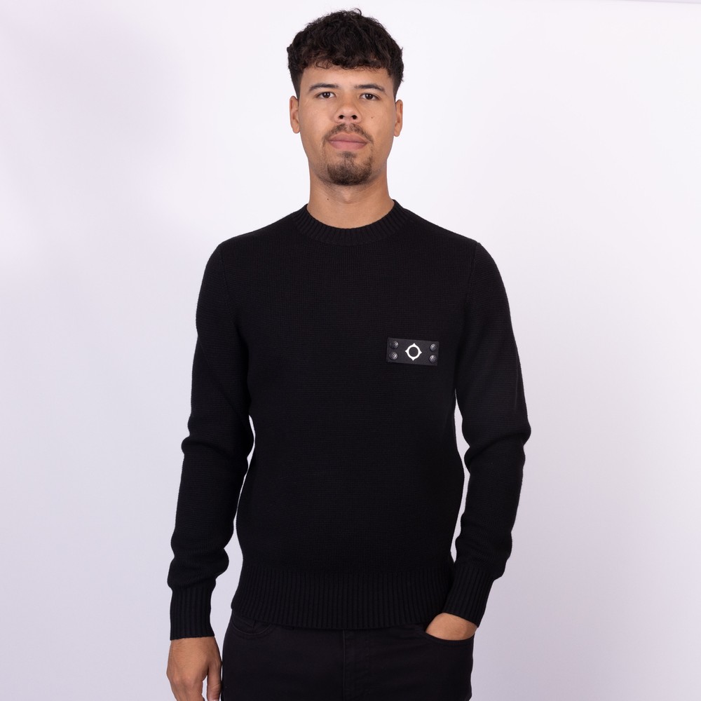 Ma.Strum Montage Crew Neck Knit Jumper | Oxygen Clothing