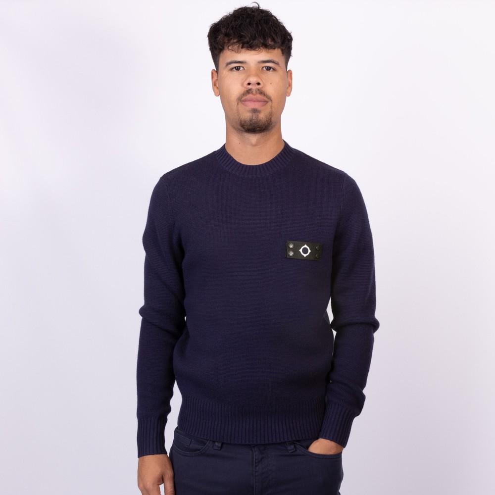 Ma.Strum Montage Crew Neck Knit Jumper | Oxygen Clothing