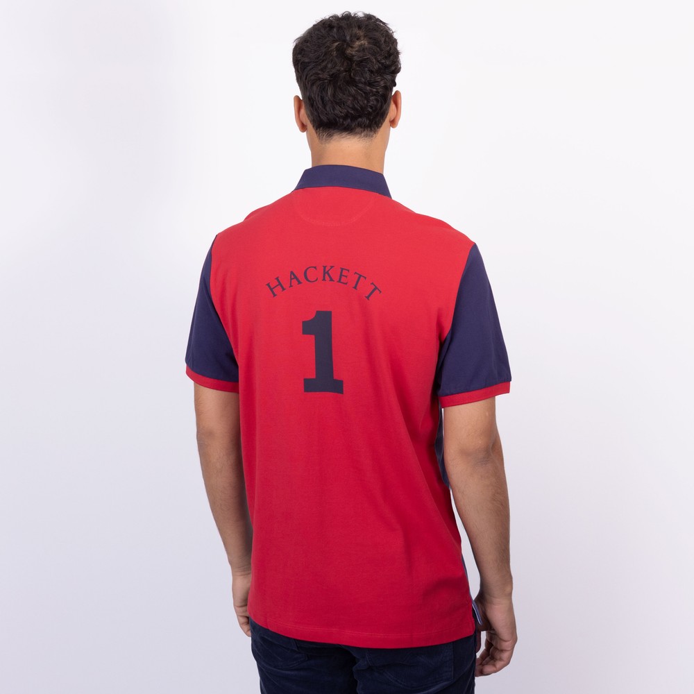 Hackett Heritage Number 1 Multi Polo Shirt | Masdings