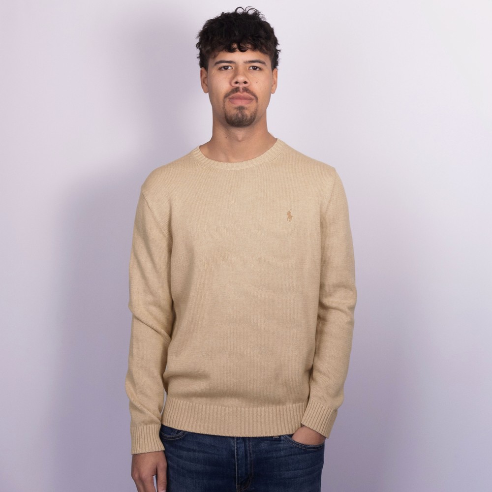 Polo Ralph Lauren Cotton Crewneck Sweater | Oxygen Clothing