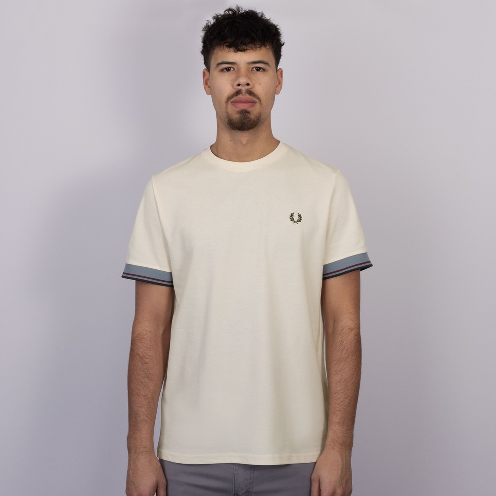 Fred Perry Twin Tipped Cuff T-Shirt | Oxygen Clothing