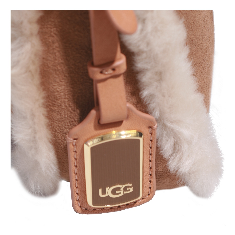 Ugg Chestnut Shearling Mini Crossbody Bag | Oxygen Clothing