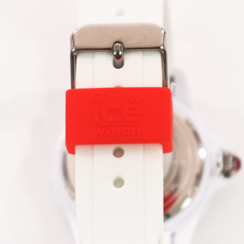 Ice-Watch White/Red Sili Watch | Masdings
