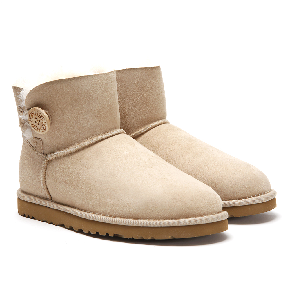 Ugg Sand Bailey Button Mini Boot | Oxygen Clothing